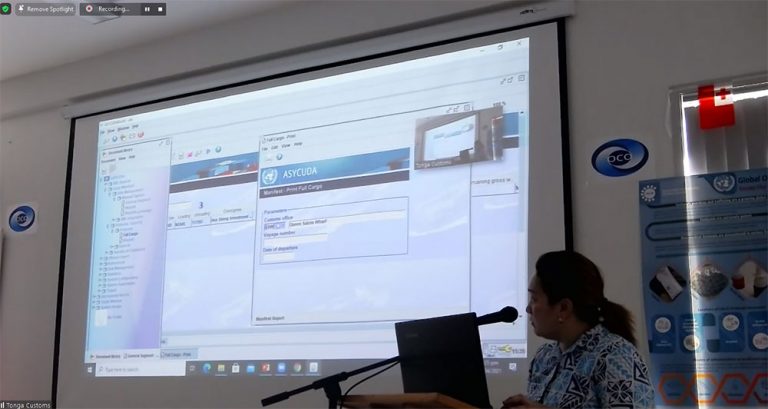 Tonga – Launch of ASYCUDAWorld Manifest Training – ASYCUDA Pacific